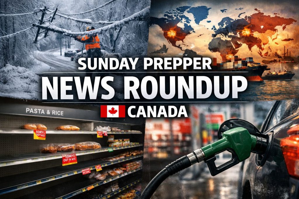 Sunday Prepper News Roundup — Canada – Canadian Preppers Network